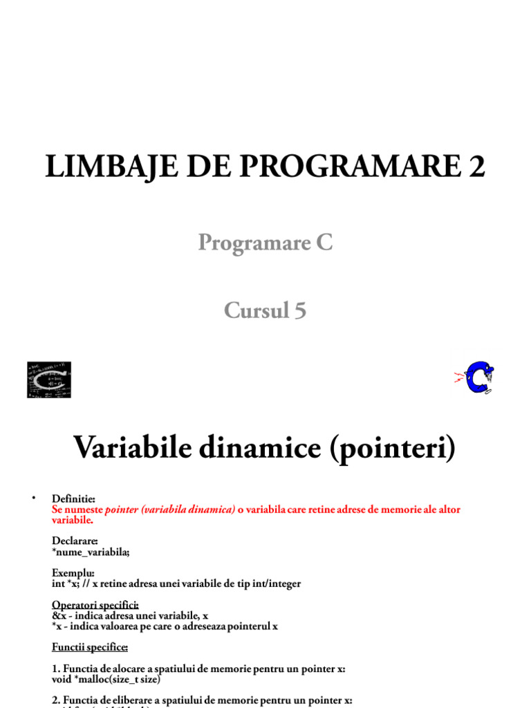 LIMBAJE DE PROGRAMARE 2 - Curs 6 - 240525 - 124253 | PDF | Object ...