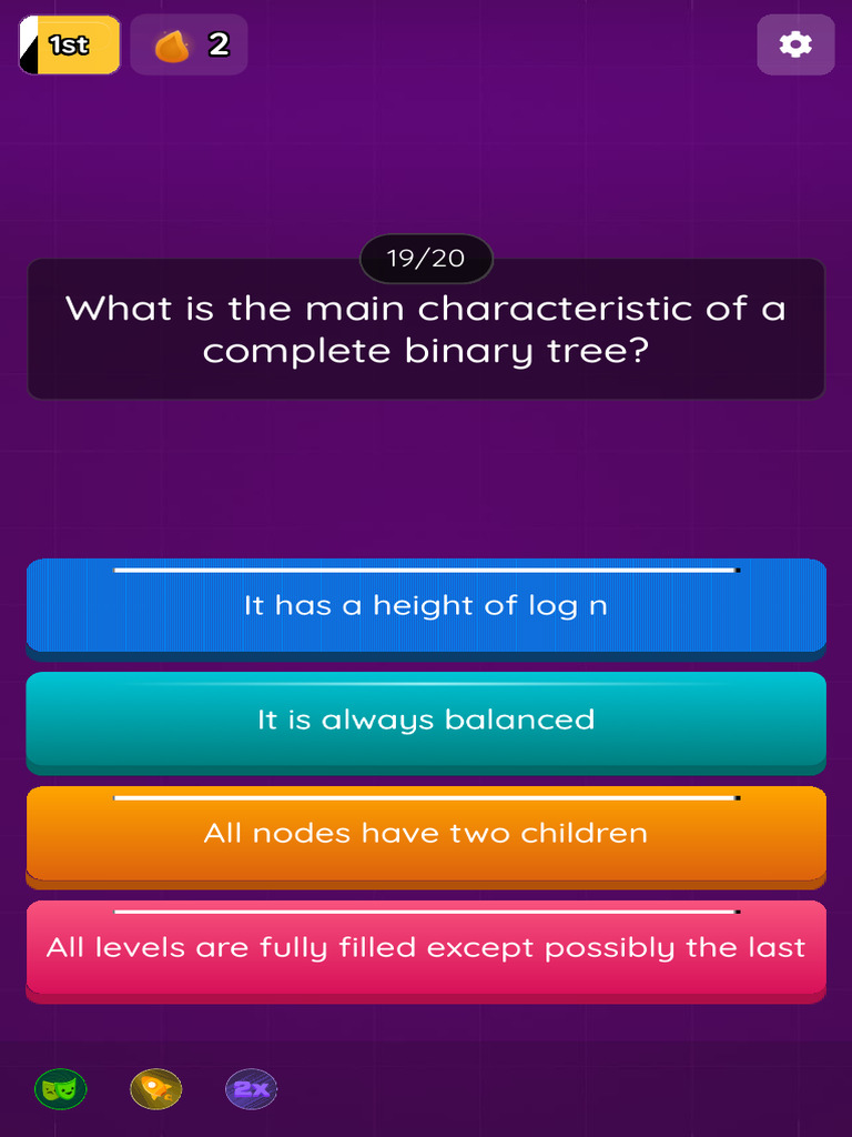 Characteristics of Complete Binary Trees | PDF