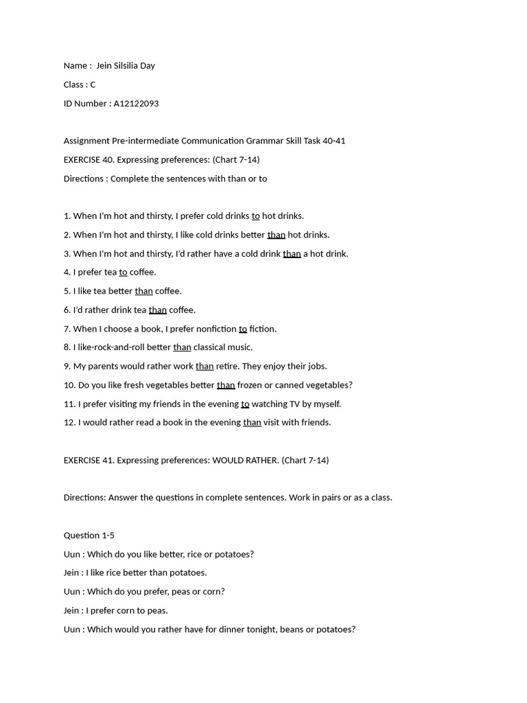 Assignment Grammar | PDF