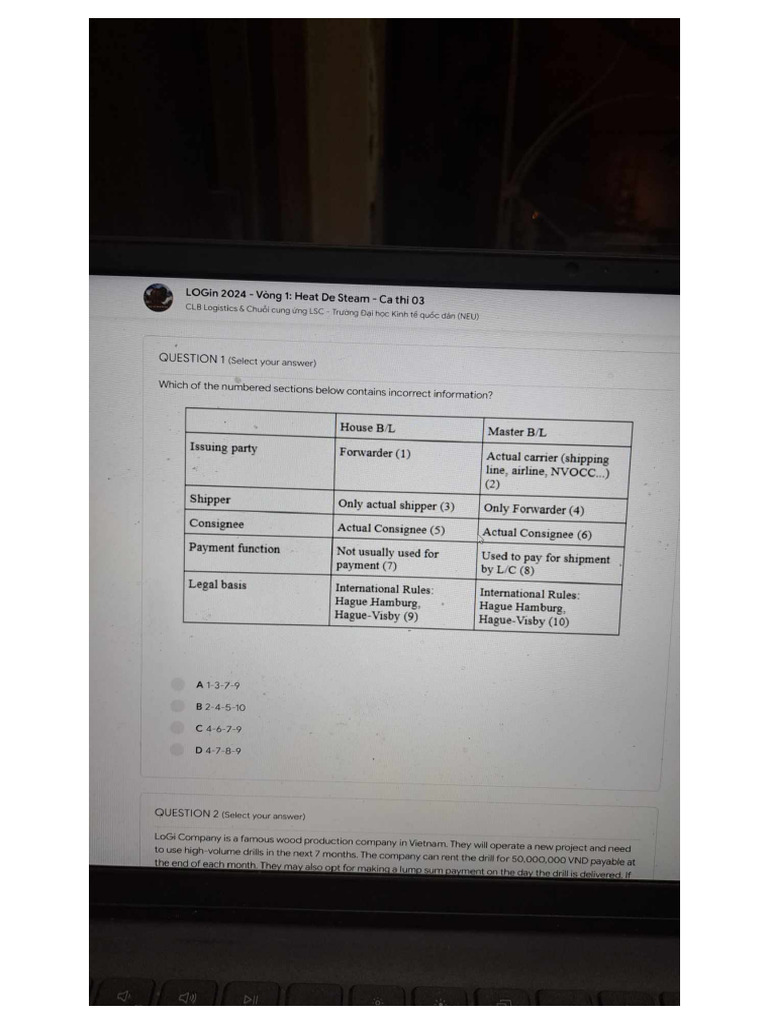 Đề Thi LOGin | PDF