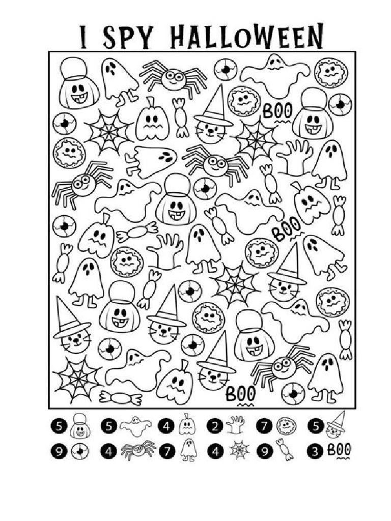 I Spy Halloween | PDF