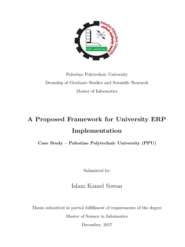 University ERP | PDF | Enterprise Resource Planning | System