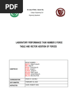 Force Table and Vector Addition Lab Report | PDF | Euclidean Vector | Force