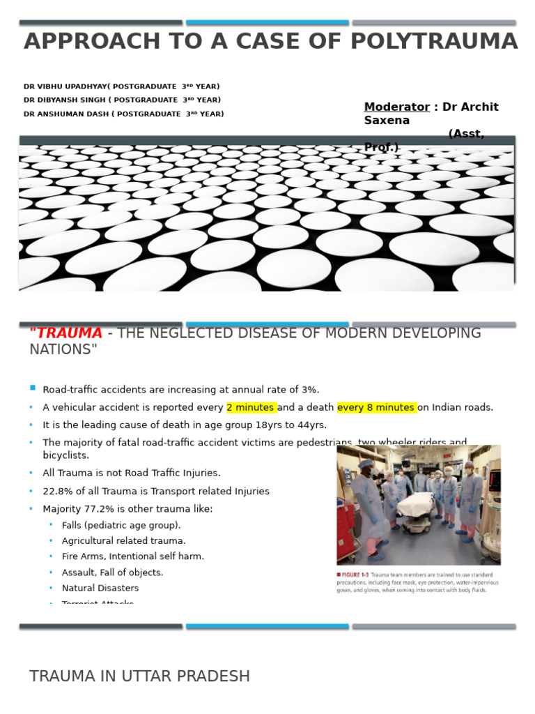 Approach To A Case of Polytrauma Part 2 | PDF | Ischemia | Clinical Medicine