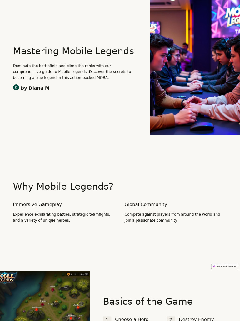 Mobile Legends Mastery Guide | PDF | Gaming | Video Game Gameplay