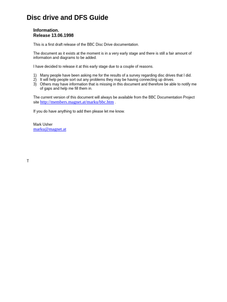 Disk Drive and DFS Guide | PDF | Computer Data Storage | Computer ...