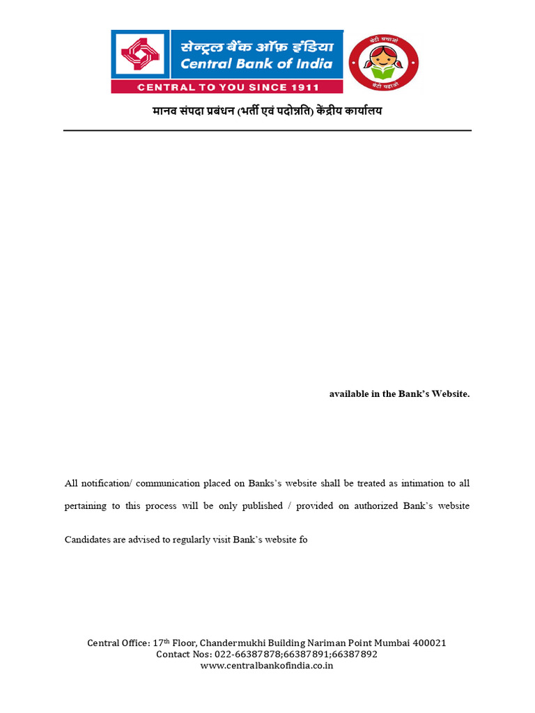 Notification - Information Handouts Updation | PDF