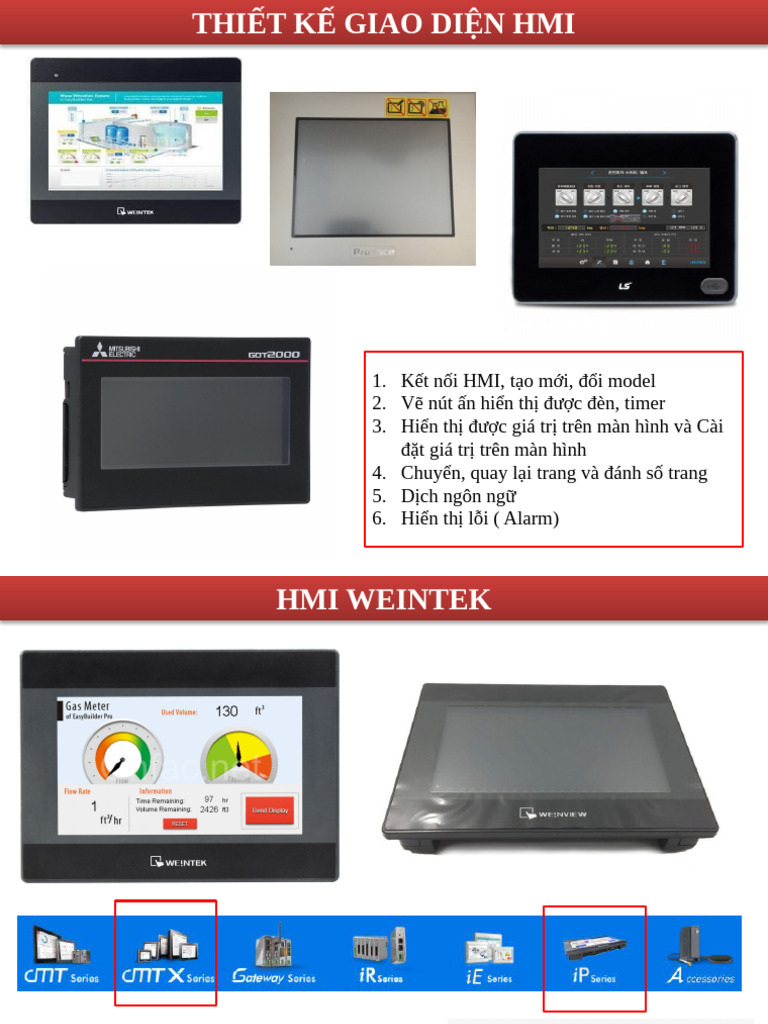 1.Thiết kế HMI | PDF