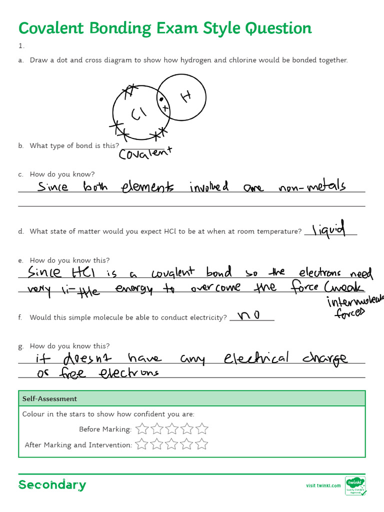 Toddle-11ed0c71-15a3-4623-a5df-1d7162455f88-Covalent Bonding Exam Style ...