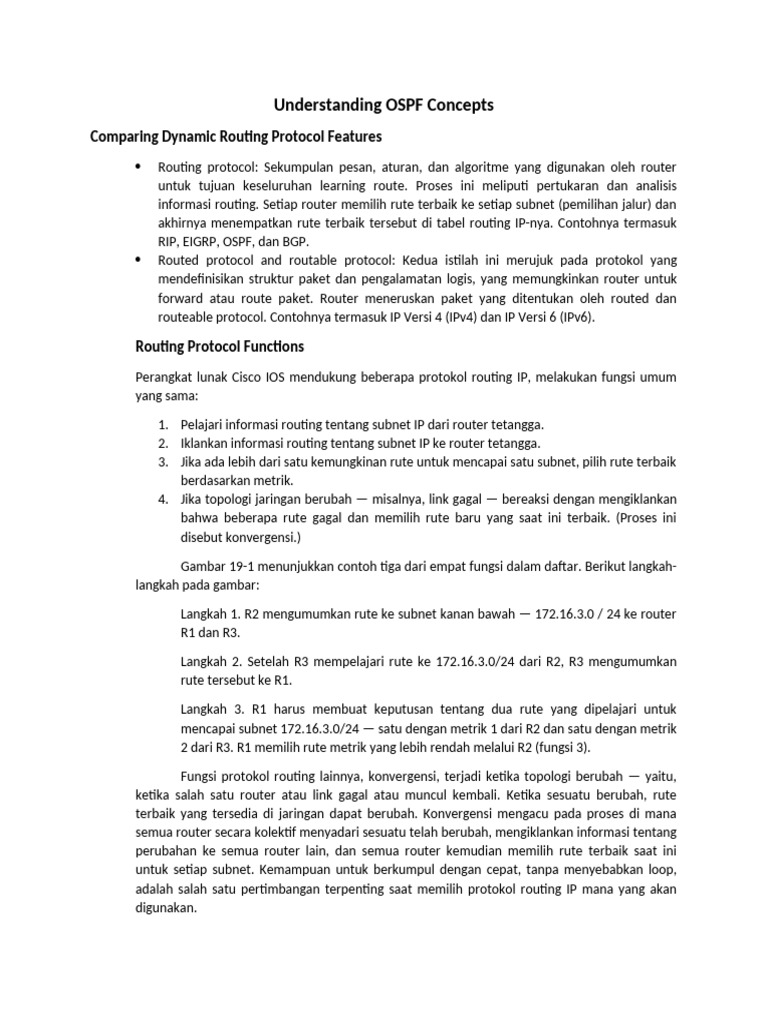 18. Understanding OSPF Concepts | PDF