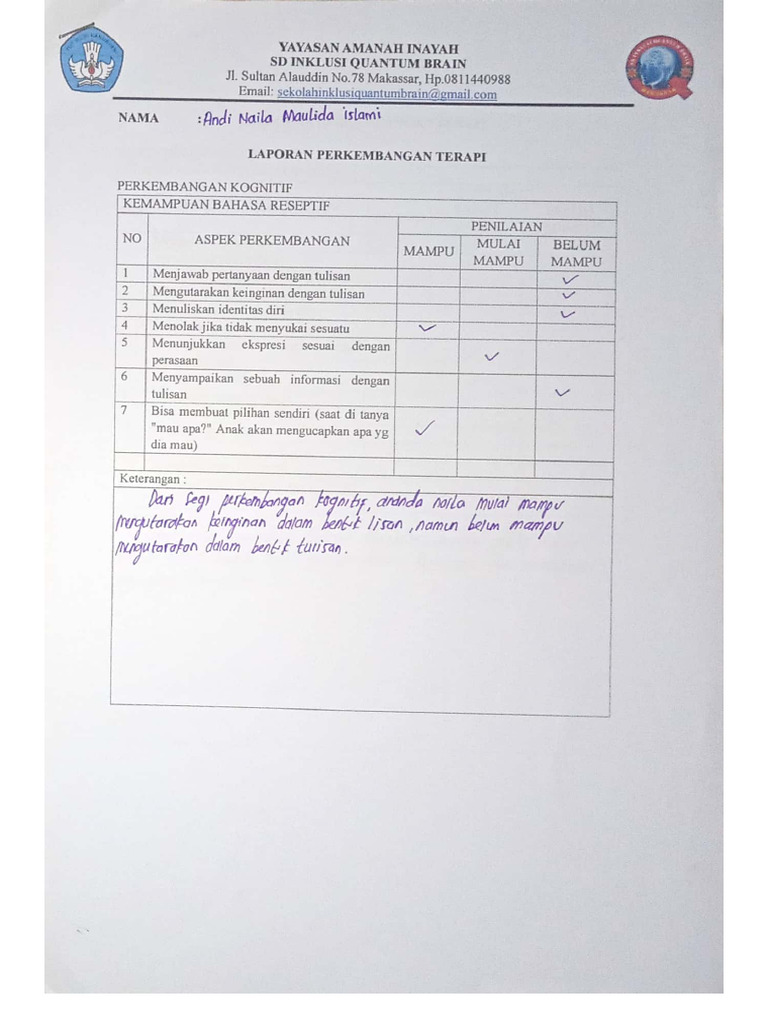 Laporan Andi Naila Maulida Islami | PDF