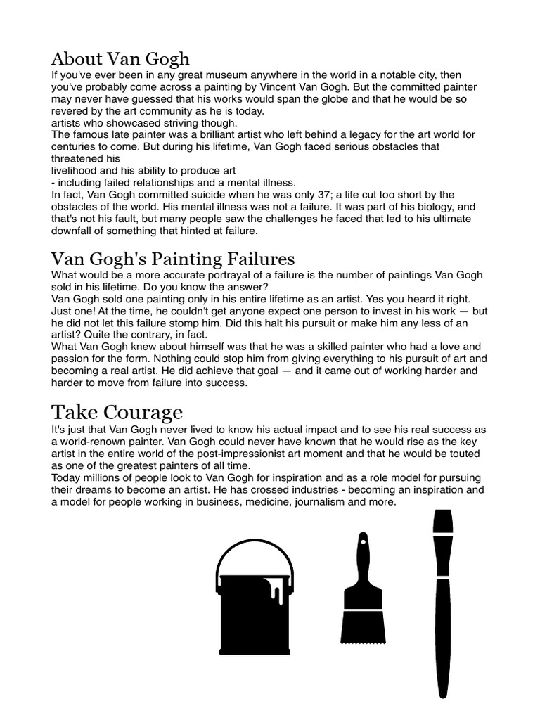 Van Gogh fact file | PDF