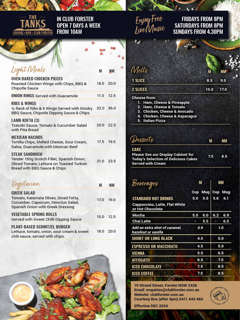 Tanks+Menu+-+2024+DEC+(A4)_WEB | PDF | Food And Drink | Asian Cuisine