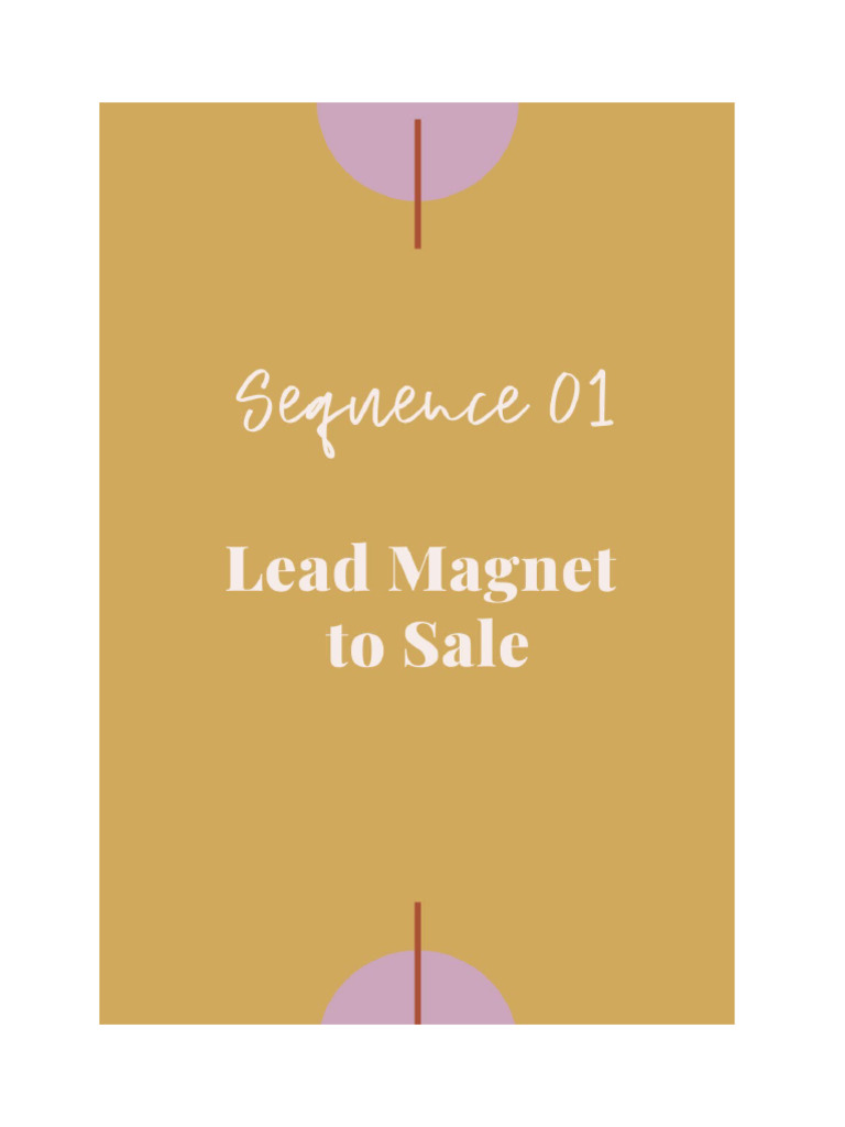 01 - Lead Magnet To Sale | PDF