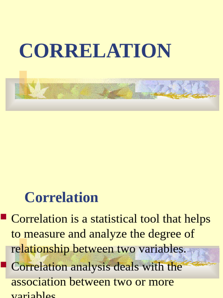 CORRELATION[1] | PDF | Linear Regression | Regression Analysis