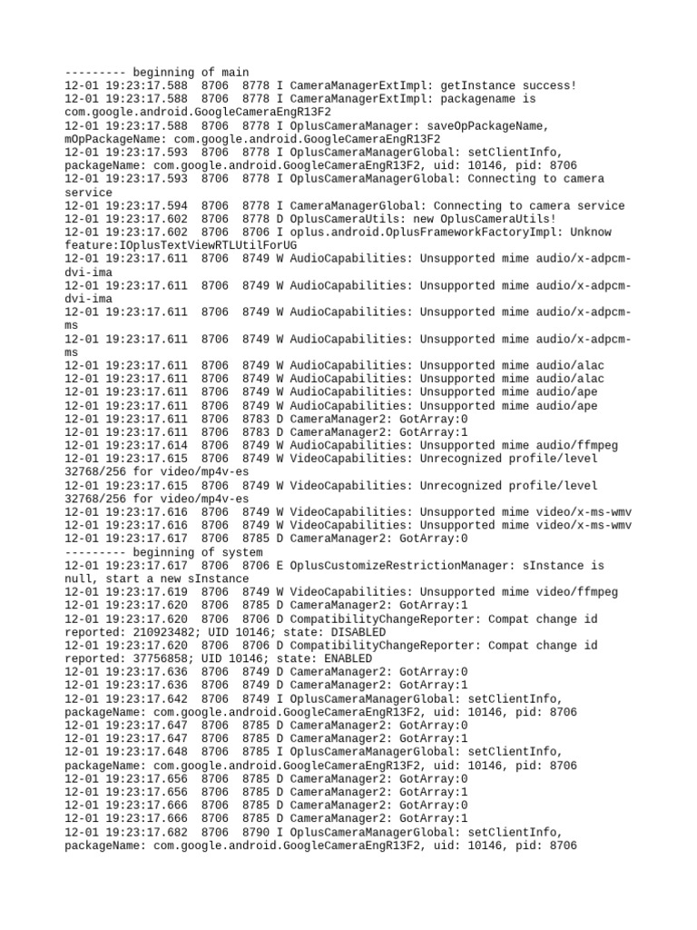 Log Cat 1733061197518 | PDF | System Software | Software Engineering