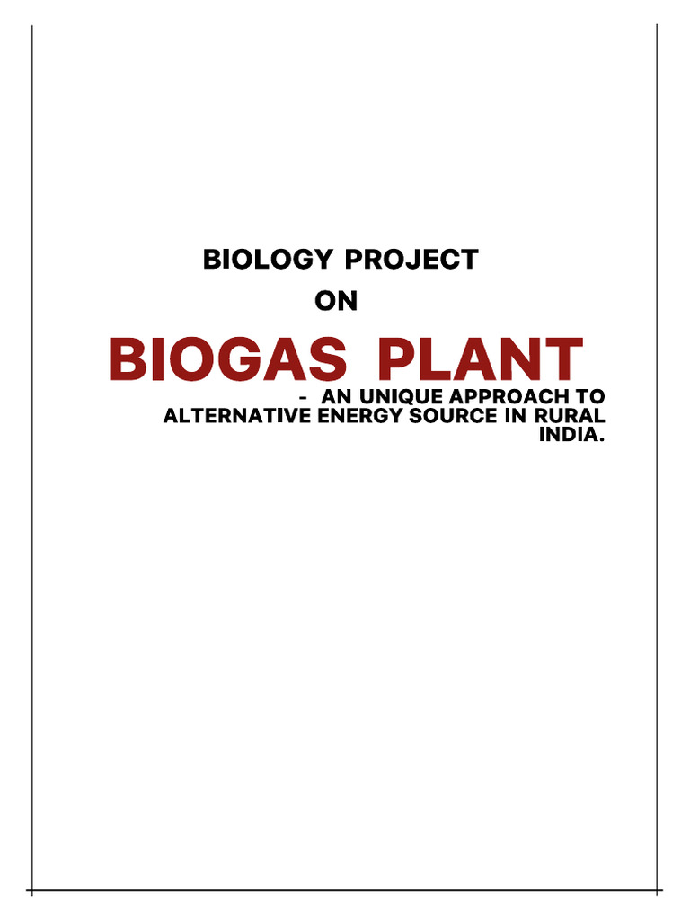 Bio Pdf Anaerobic Digestion Biogas
