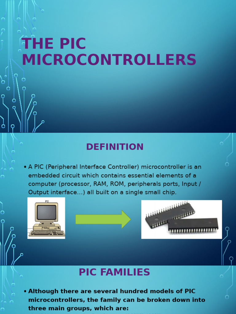 The PIC MCU | PDF | Microcontroller | Integrated Circuit
