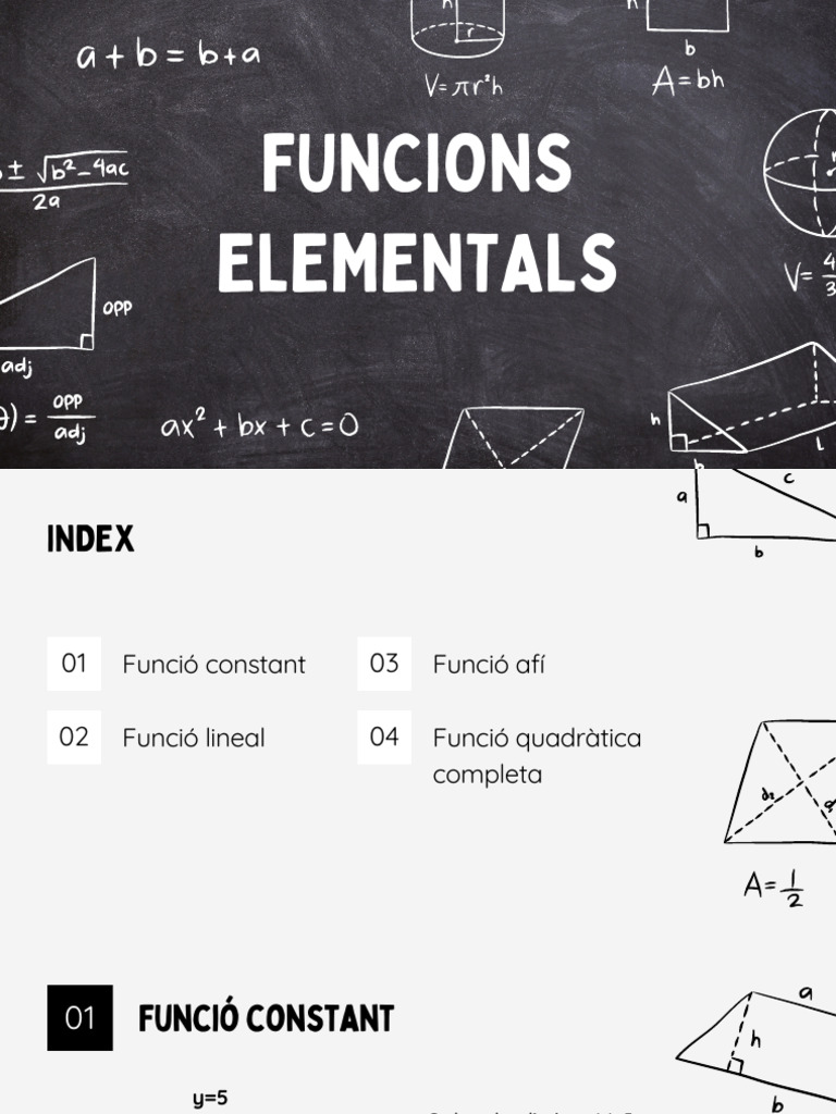 Funcions Elementals | PDF