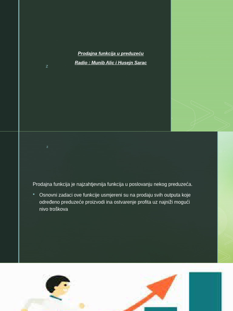 Prodajna Funkcija U Preduzeću | PDF