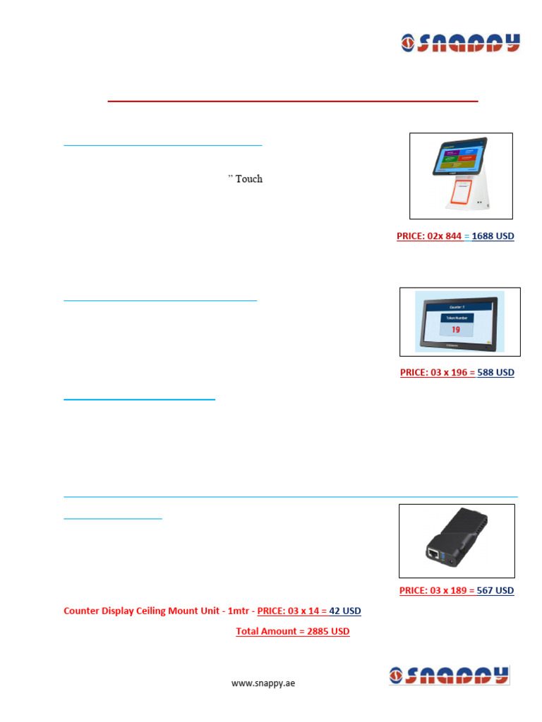 Proposal For Snappy QMS-KSA FAMA | PDF | Android (Operating System) | Multi Core Processor