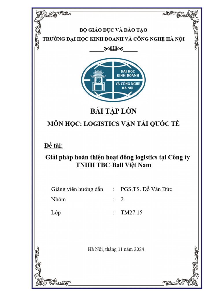 BTL Logistics (MHT) | PDF