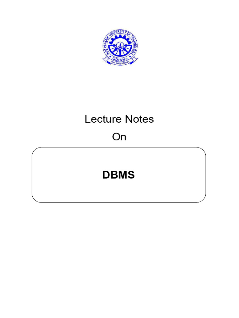 1-DBMS_unit1-1 | PDF | Databases | Database Schema