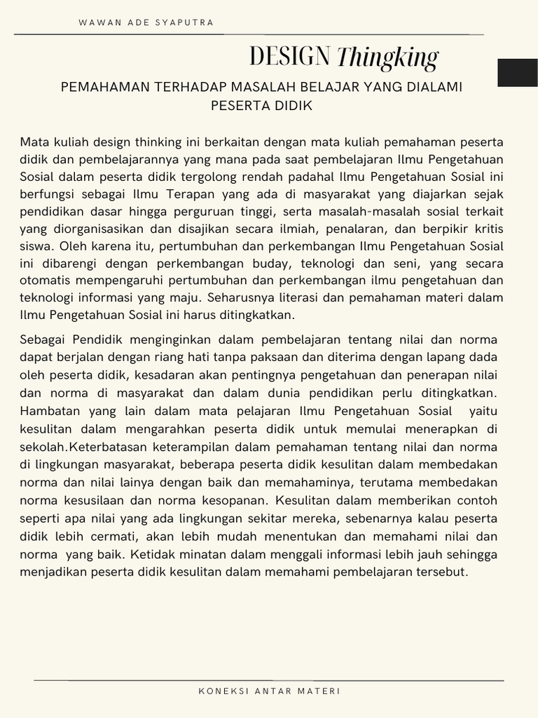 koneksi antar materi T2 | PDF