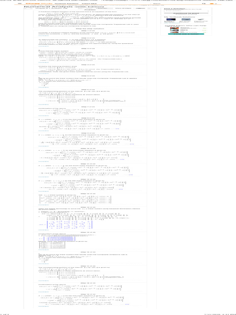Numerical Analysis - 9th Edition - CH 6.1 - P 12E | PDF | System Of ...
