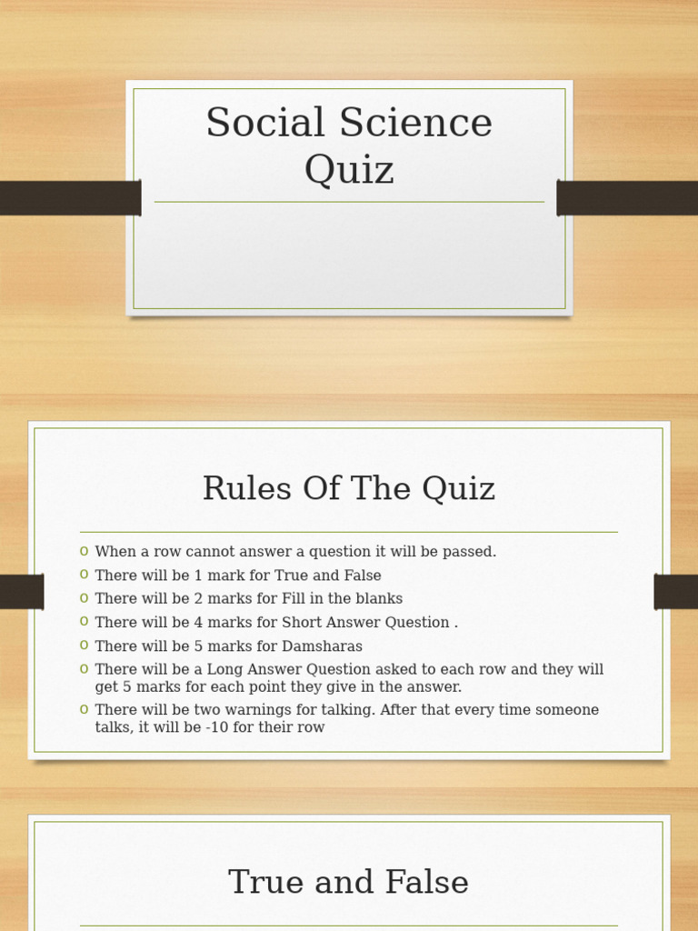 Class 7 Social Science Quiz Guide | PDF
