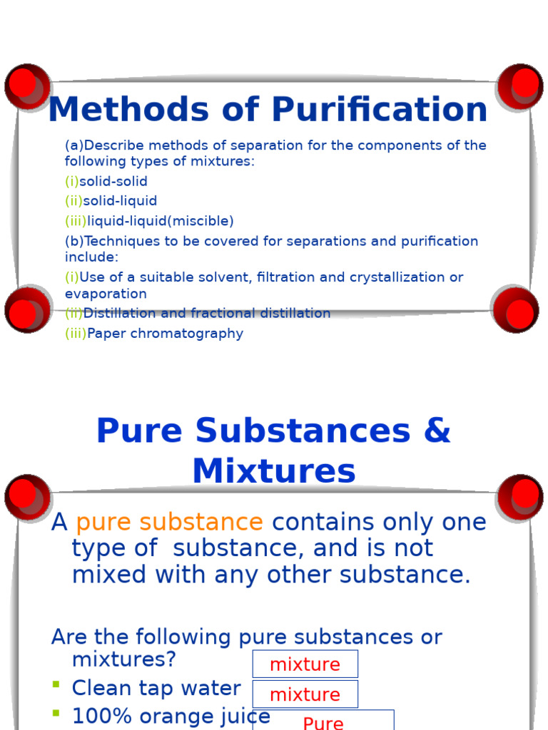 Separation Techniques | PDF | Distillation | Solubility