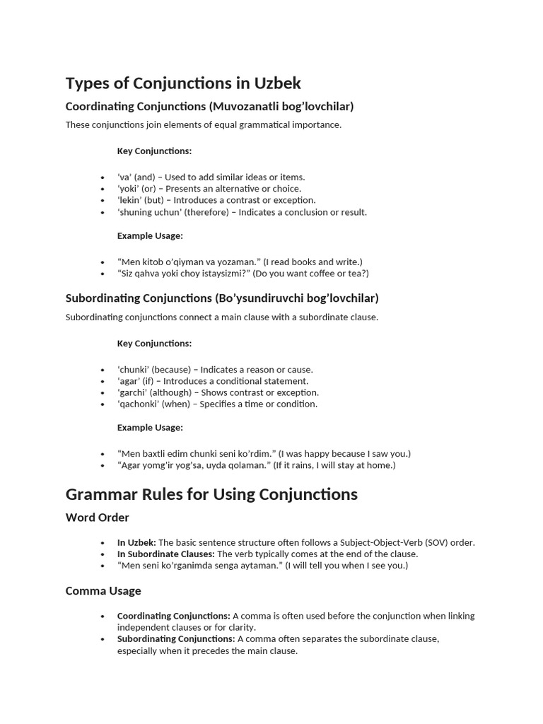 07. Conjunctions | PDF | Linguistic Typology | Human Communication