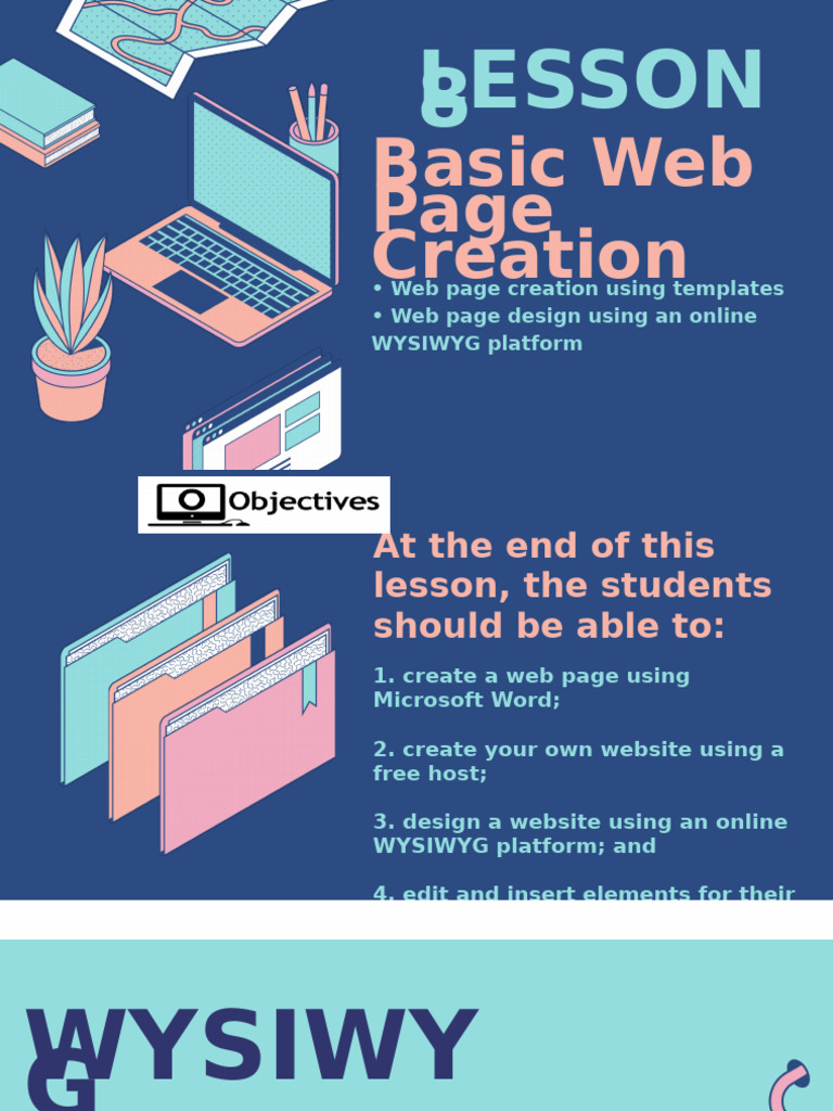 EMTECH Lesson 8 - Basic Web Page Creation | PDF | Microsoft Word ...