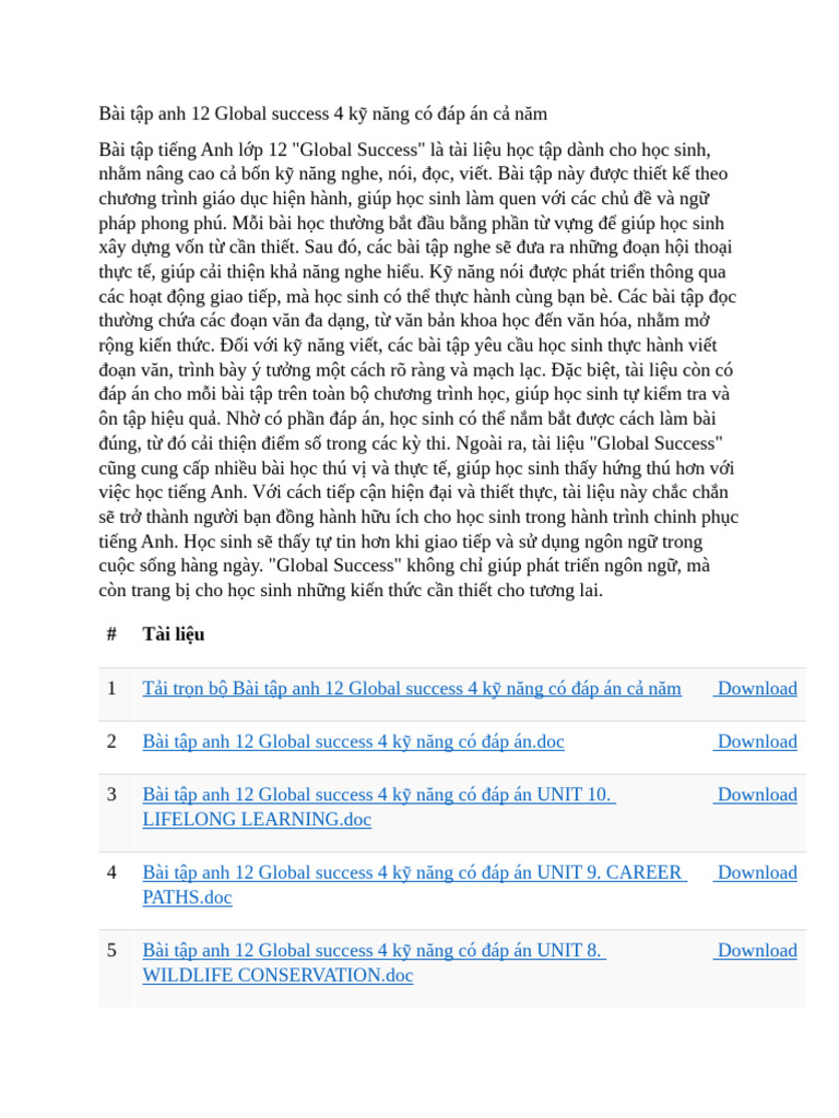 Bo de Anh Van 12 Ca Nam | PDF