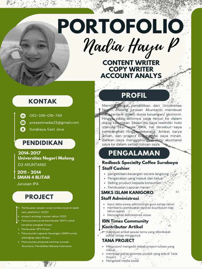 Portofolio Nadia | PDF