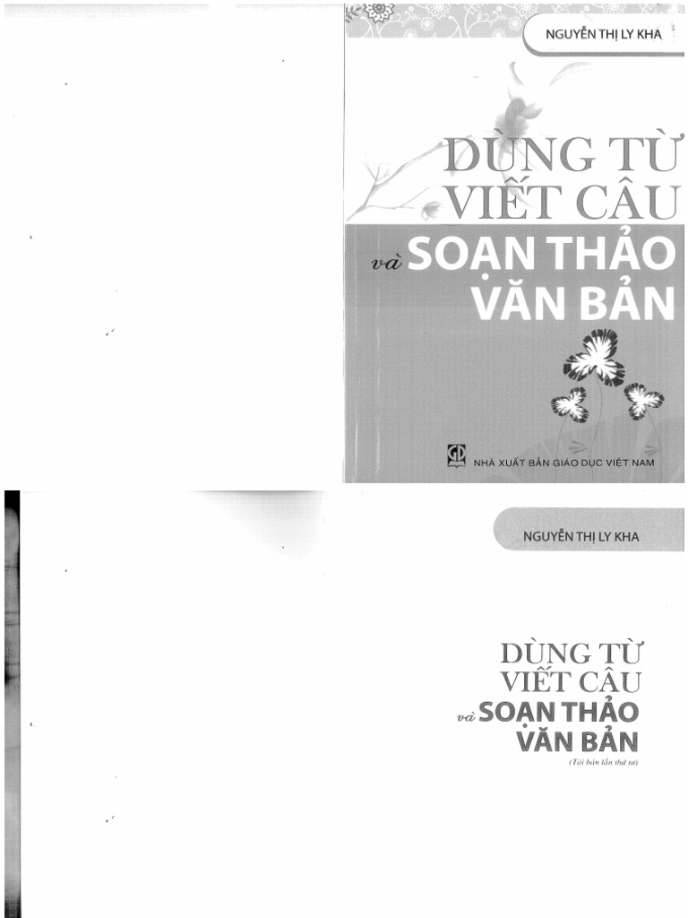 Giao Trinh Dung Tu Viet Cau Va Soan Thao Van Ban | PDF