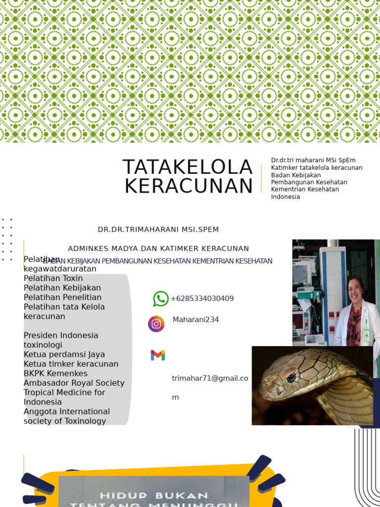 Tatakelola Keracunan | PDF