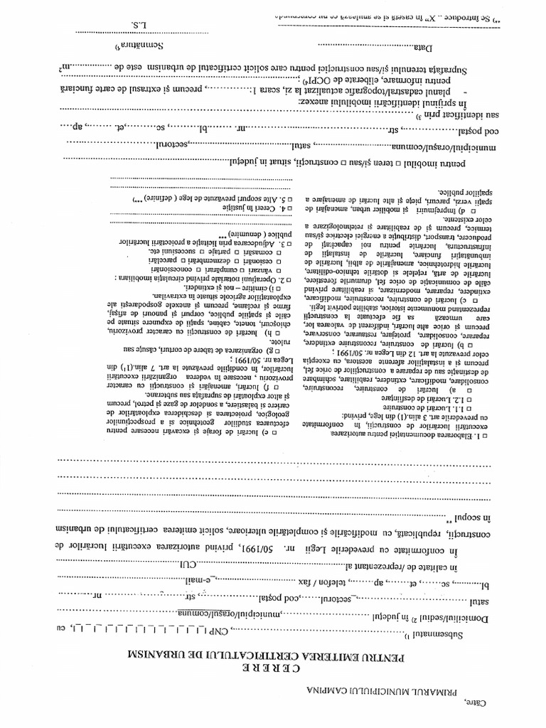 Cerere Primarie | PDF