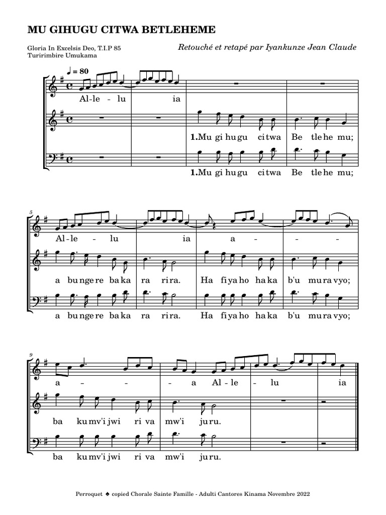 Betlehemu: Umucunguzi Wavutse | PDF