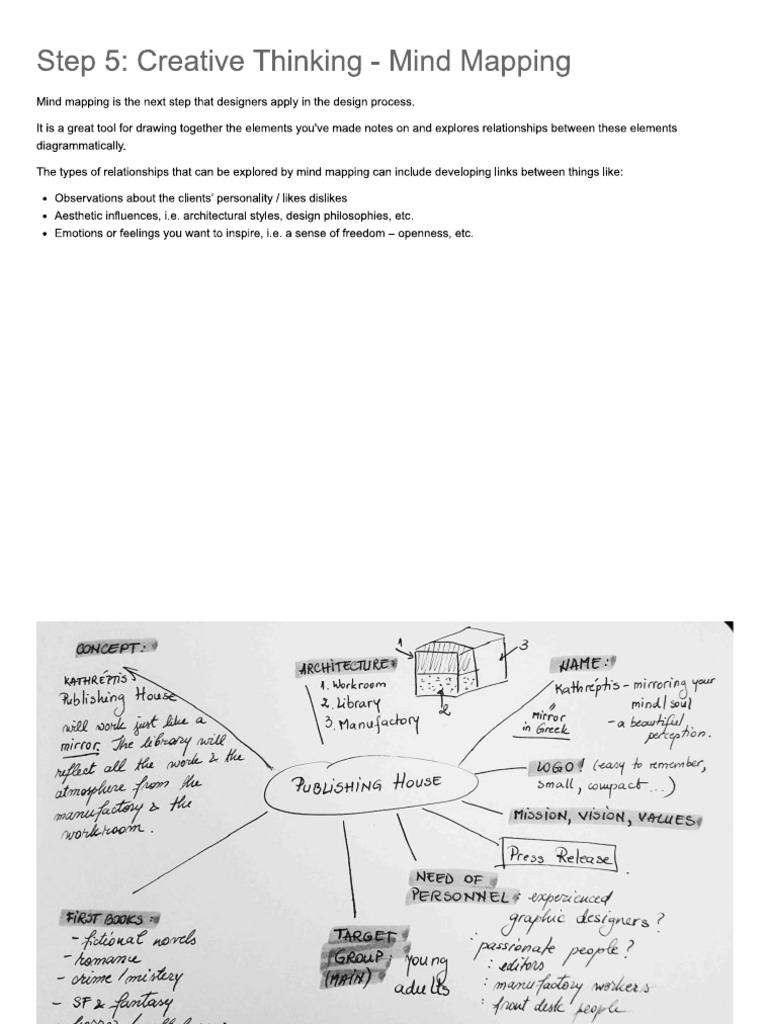 5 - Creative Thinking - Mind Mapping | PDF