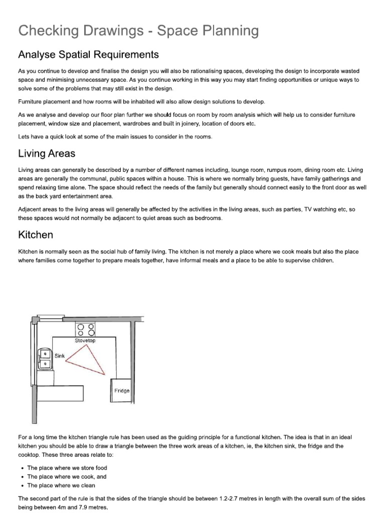 17 - Checking Drawings - Space Planning | PDF