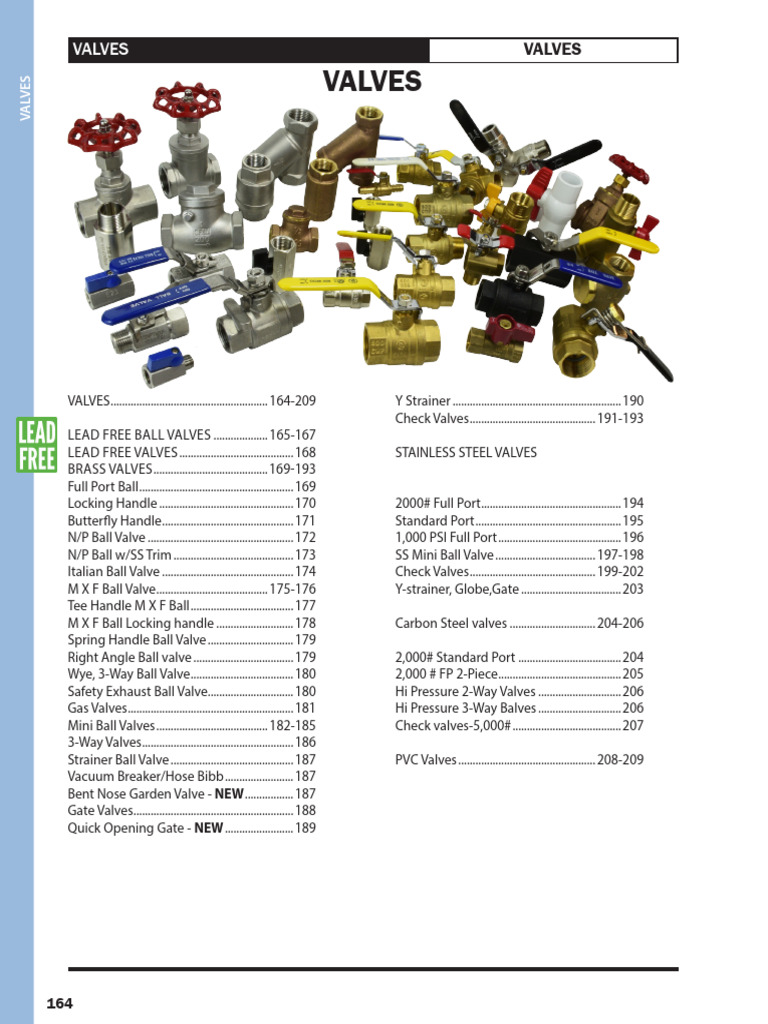Industrial Valve Catalog | PDF | Valve