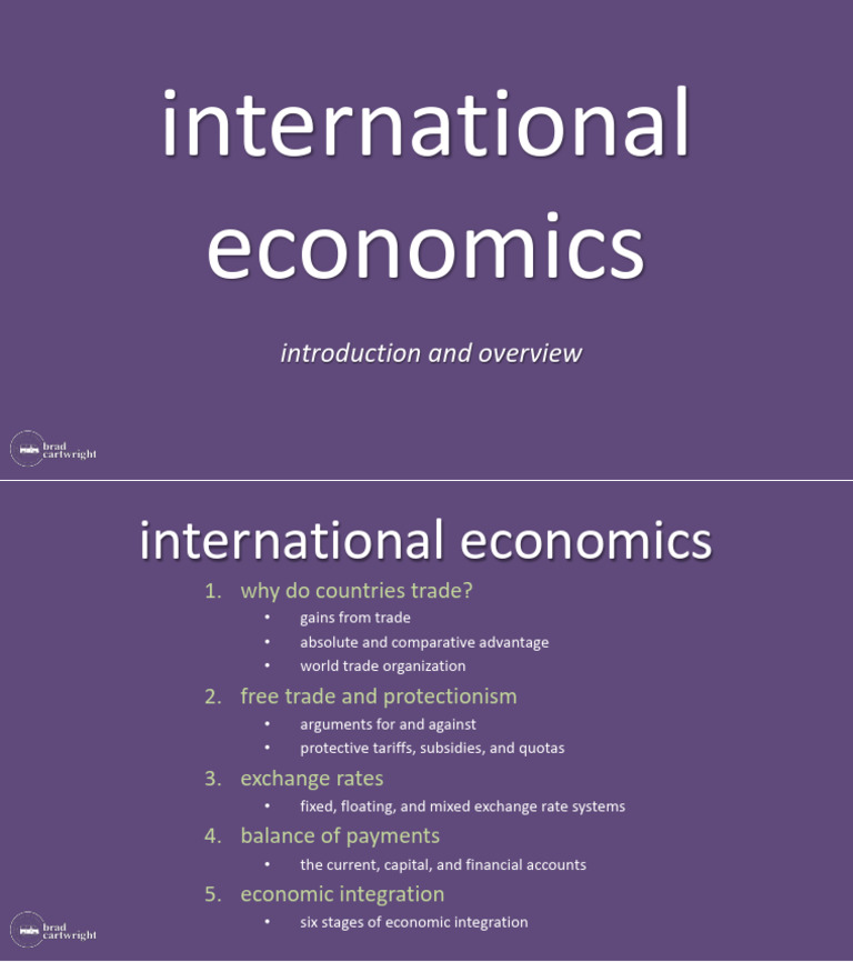 International Intro and Overview | PDF