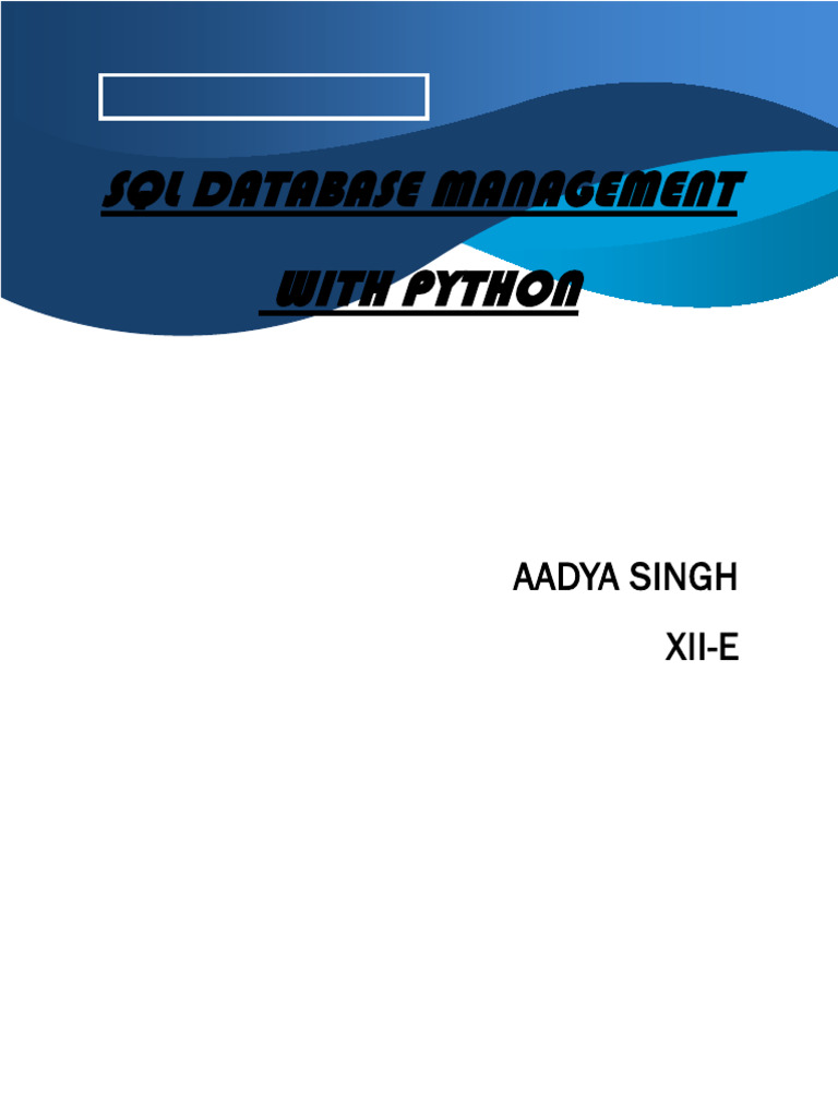 SQL Database Management with Python | PDF | Trigonometric Functions | Functions And Mappings