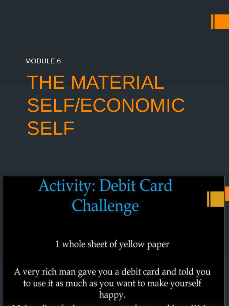 Understanding the Material Self | PDF