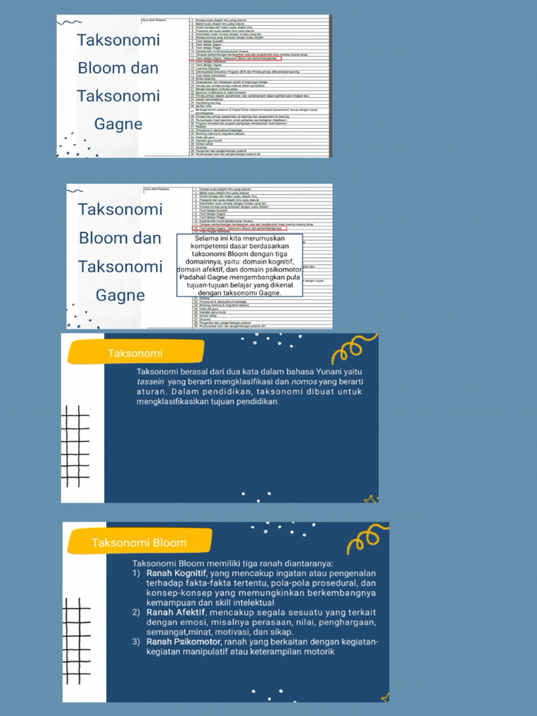 TAKSONOMI BLOOM | PDF