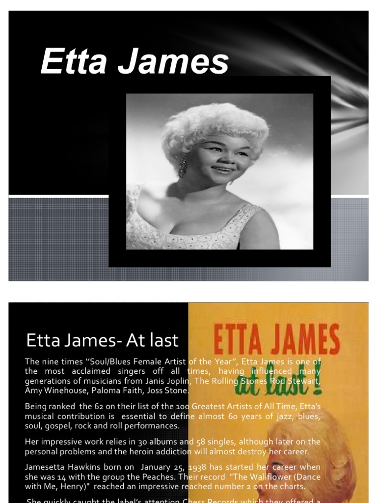 Etta James | PDF | African American Music | Music Industry