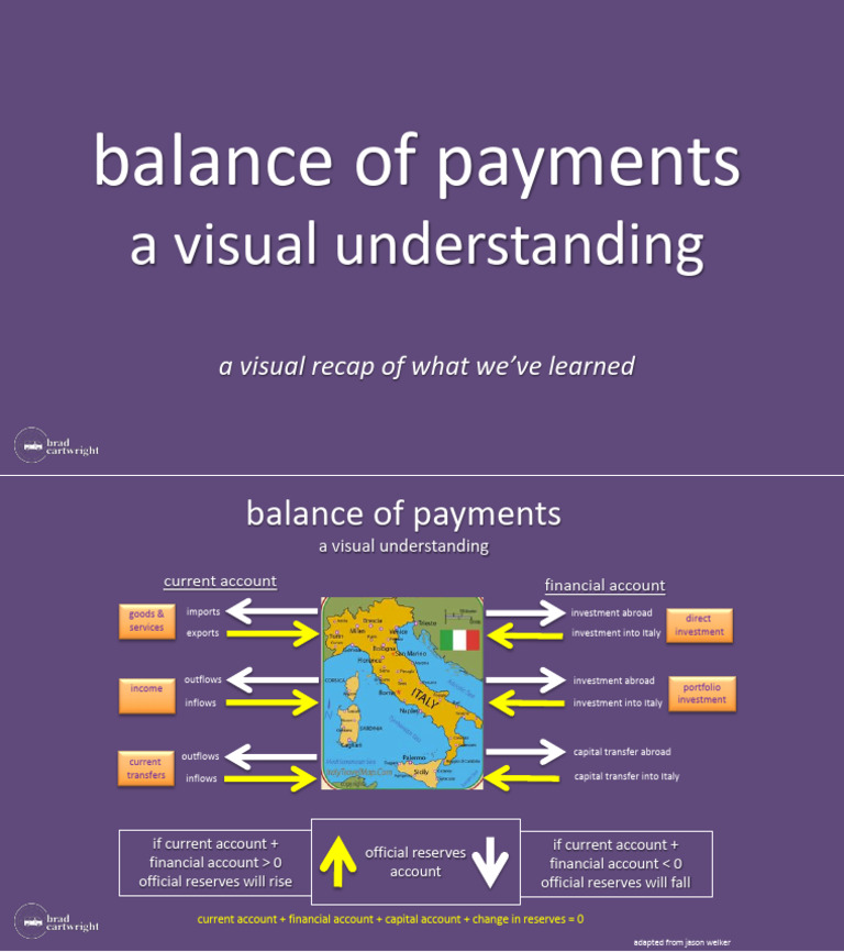 Balance of Payments: A Visual Understanding | PDF