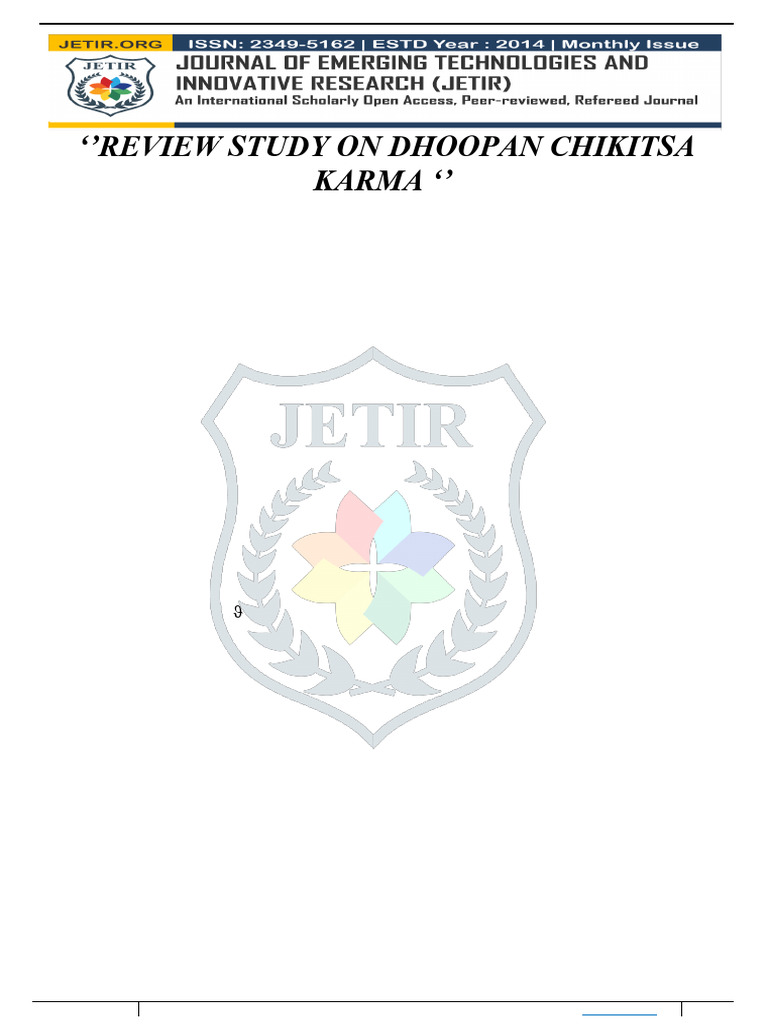 Dhoopan Chikitsa: Ayurvedic Fumigation Benefits | PDF | Ayurveda ...