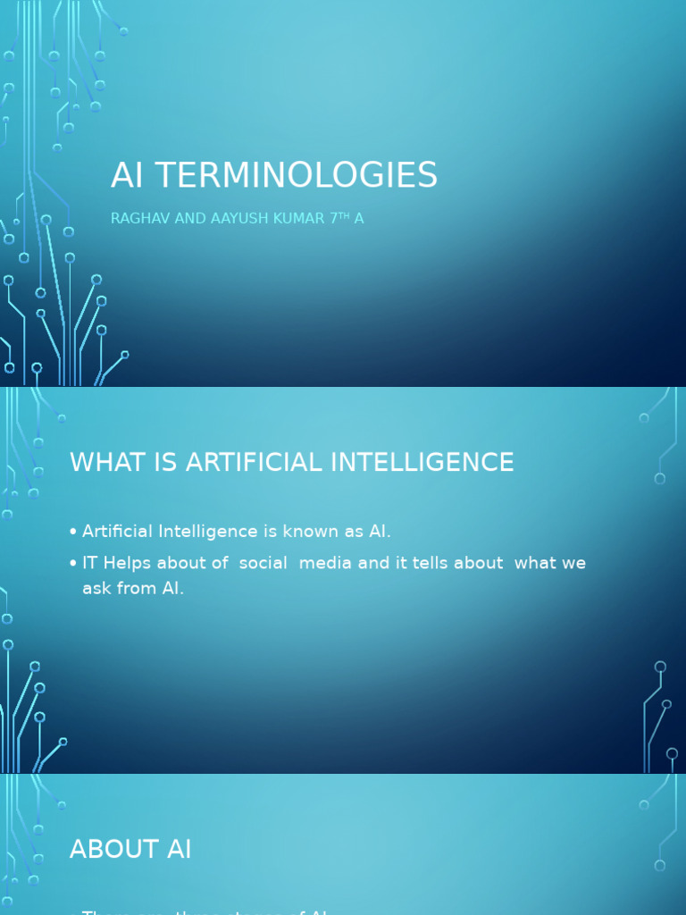 AI Terminologies | PDF